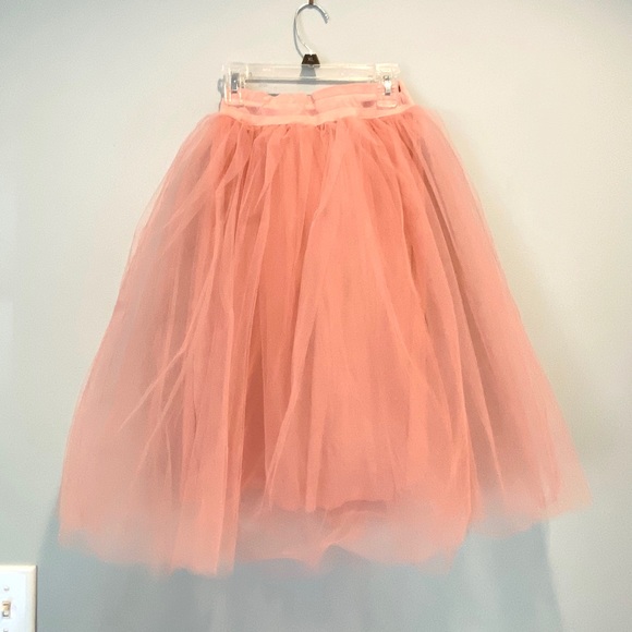 Izzy Be | Bottoms | Izzy Be Signature Tulle Lined Skirt In Blush | Poshmark